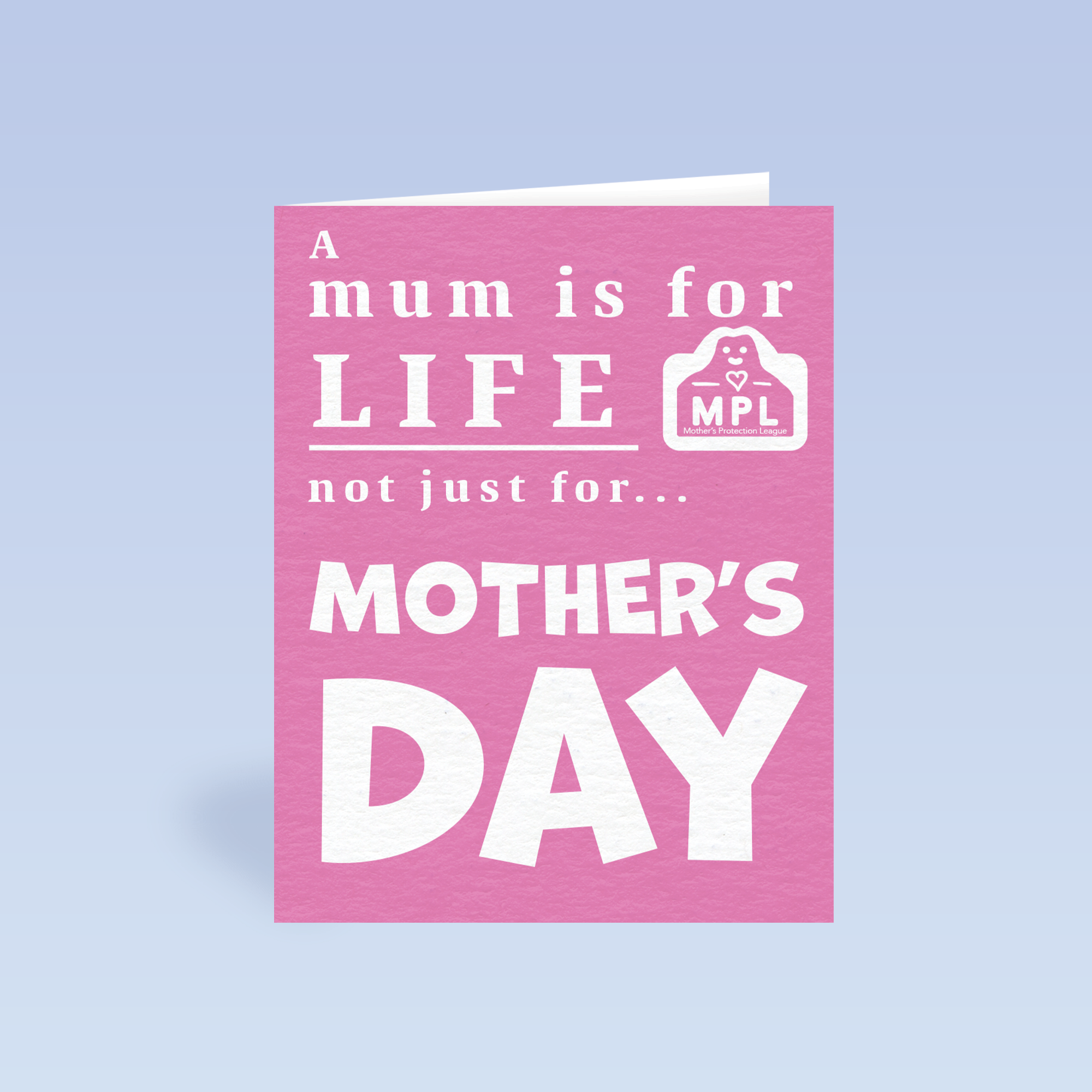 Mother's Day | A Mum is For LIFE! | Birthday Card – TypeTopiaPrints
