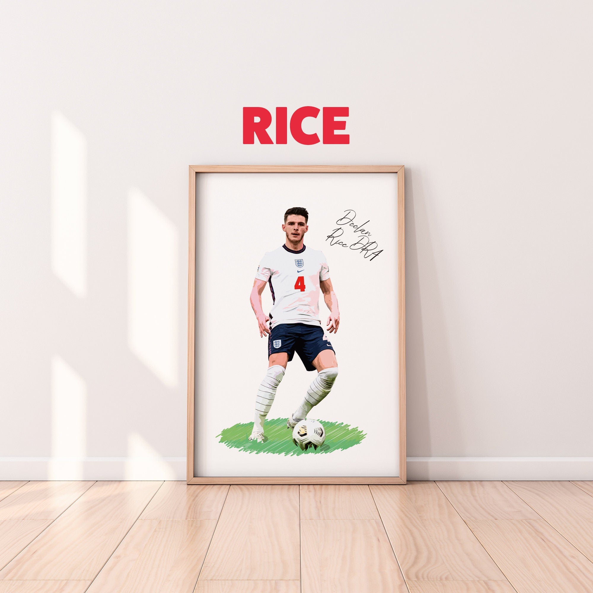 Declan Rice Poster – TypeTopiaPrints